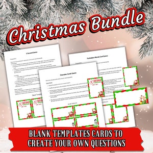 Printable Christmas Game Bundle, Christmas Party Games Christmas 5 ...