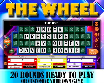 Virtual Wheel of Fortune - Etsy