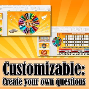 Bible Powerpoint Spin Wheel Game Bible Study Bible Activities Family ...