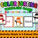 Color Sorting Activity Busy Book Preschool Toddler Penguin DIY - Etsy