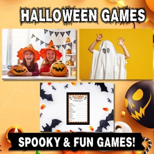 Halloween Games Bundle Kids Party Halloween Bingo This or That ...