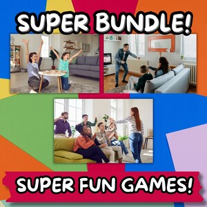 Bundle Party Games Printable, Icebreaker Games Bundle Family Reunion ...