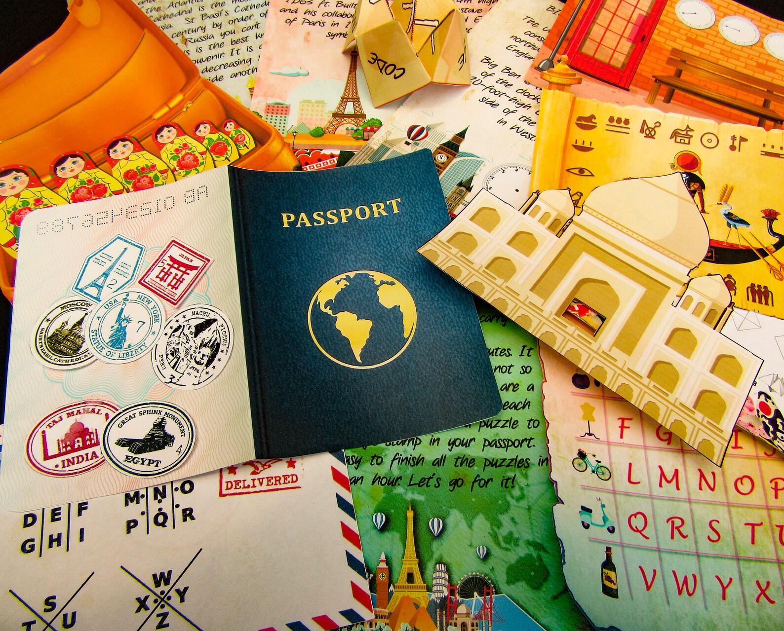 Kids Escape Room Around the World Kit Family Printable Games - Etsy