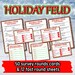 Christmas Holiday Games Family Feud Printable, Family Game Holiday Feud ...