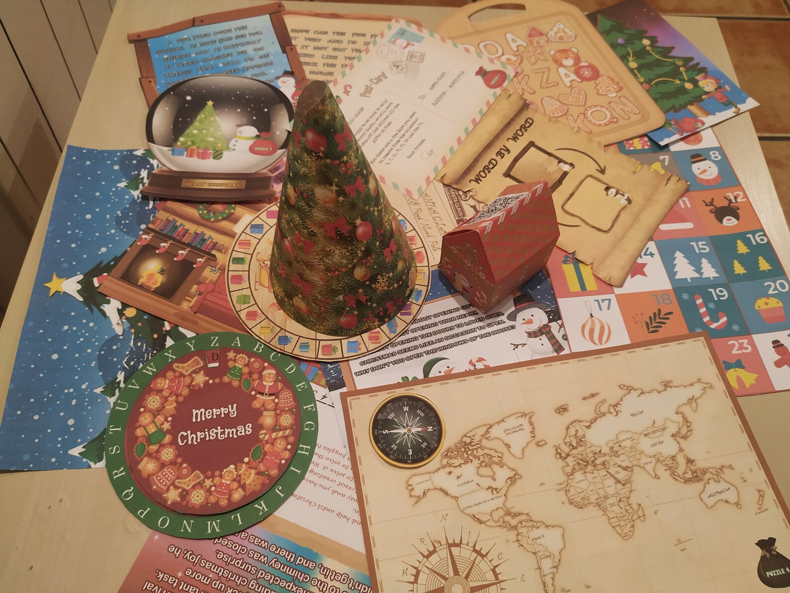 Kids Escape Room Christmas Printable Games Family Friendly | Etsy