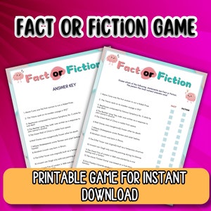 Fact or Fiction Question Game, Icebreaker Games Trivia Questions ...