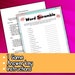 Word Scramble Party Game, Printable Anagram Game Quiz Night Icebreaker ...