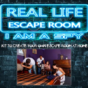 Spy Escape Room Real Life Kit at Home Kids Family Teenagers Printable ...