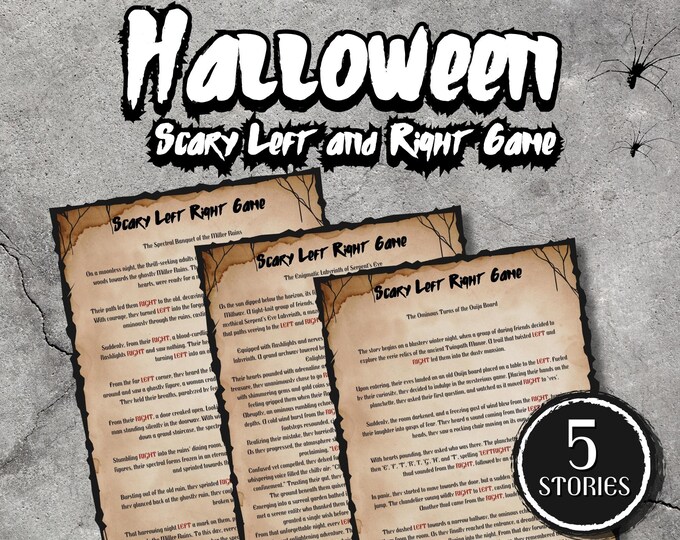 Halloween Left Right Passing Game Left Right Game for Halloween Party ...