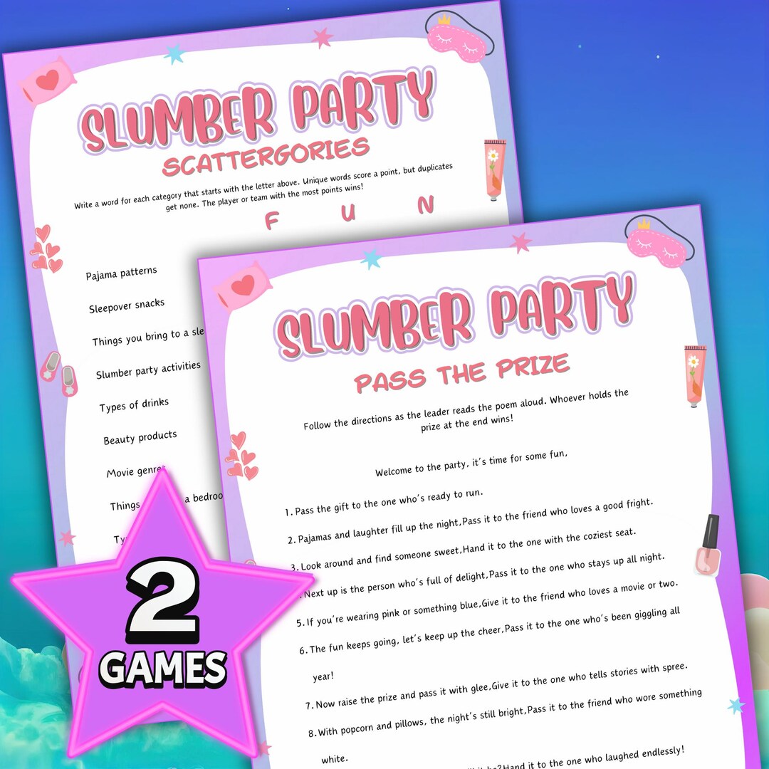 Pass the Prize Game Slumber Party Games Pass the Gift Game Tween ...