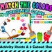 Color Sorting Activity Busy Book Preschool Toddler Didactic Material ...