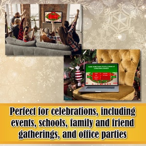 Christmas Friendly Feud Family Game Powerpoint Christmas Feud Zoom ...