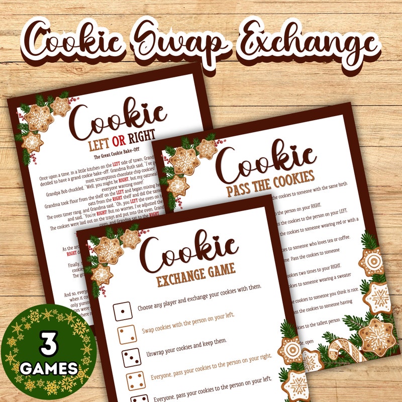 Cookie Exchange Game - Etsy
