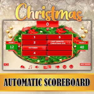 Christmas Friendly Feud Family Game Powerpoint Christmas Feud Zoom ...