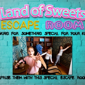 Escape Room for Kids, Land of Sweets, Kids Escape Room, Candyland ...