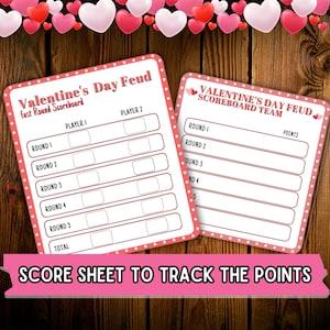Valentines Day Feud Game Printable, Family Feud Game Galentines Day ...