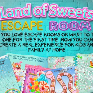 Kids Escape Room, Land of Sweets, Escape Room for Kids, candyland ...