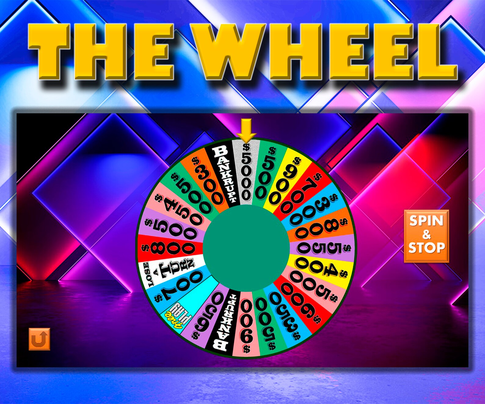Wheel Game Easy Customize Virtual Powerpoint Zoom Night Spin - Etsy
