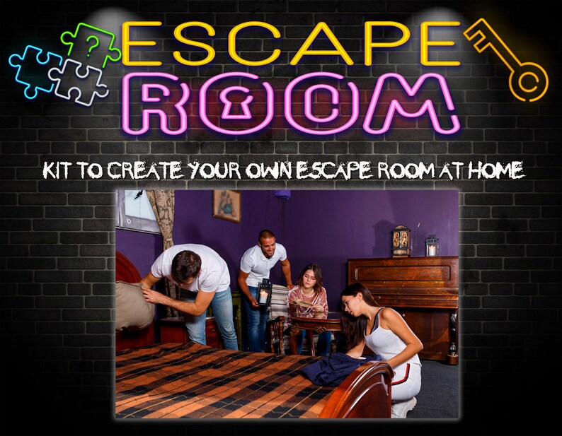 Virus: Secret Lab Escape Room Kit Real life Home Family | Etsy