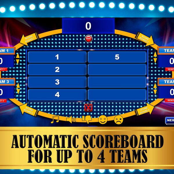 Family Feud Template - Etsy