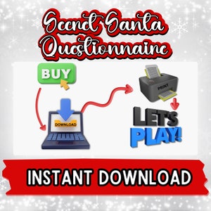 Secret Santa Questionnaire for Coworkers White Elephant Dice Game ...