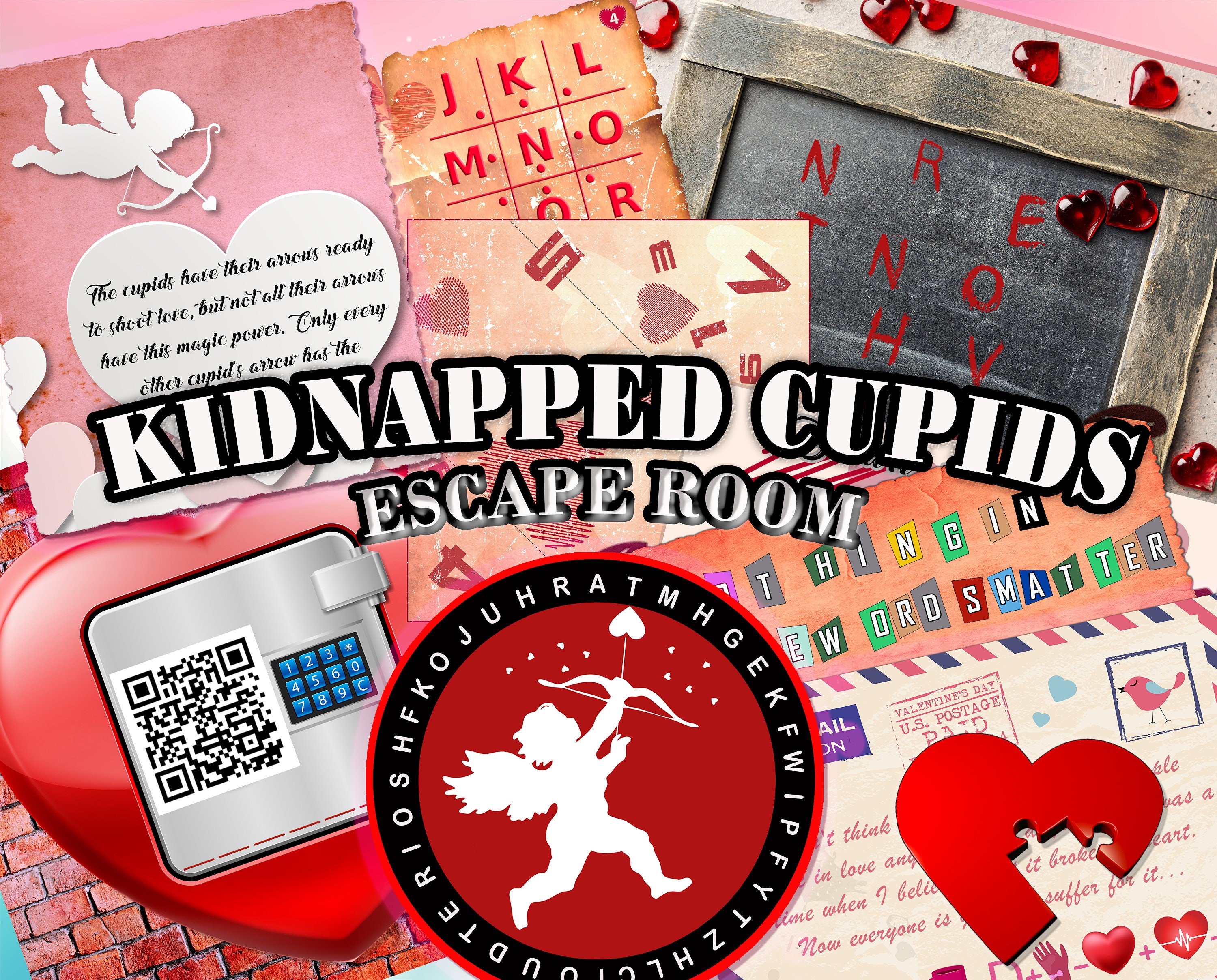 Valentines Day Game Escape Room Kit Date Night Ideas - Etsy