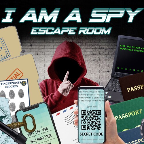 Secret Agent Mystery Mission for Kids Printable Spy Escape - Etsy