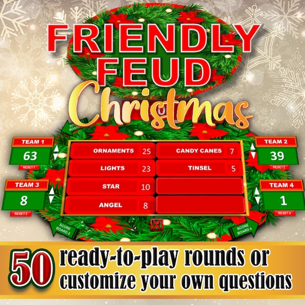 Christmas Family Feud - Etsy