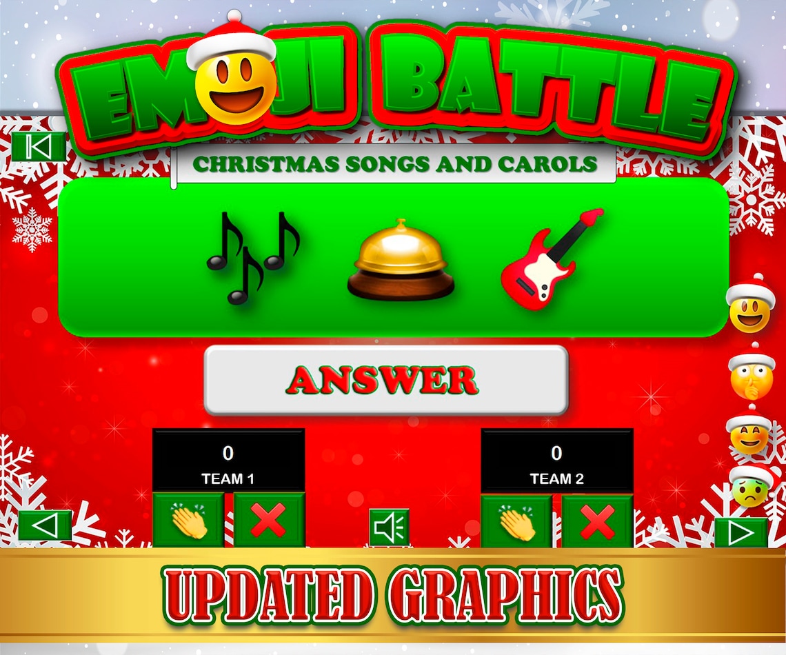 Christmas Emoji Quiz 3 Games Emoji Movie Emoji Songs - Etsy