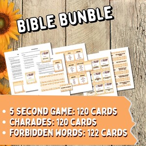 Bible Game Bundle Printable PDF Bible Games Bundle Bible Games for ...