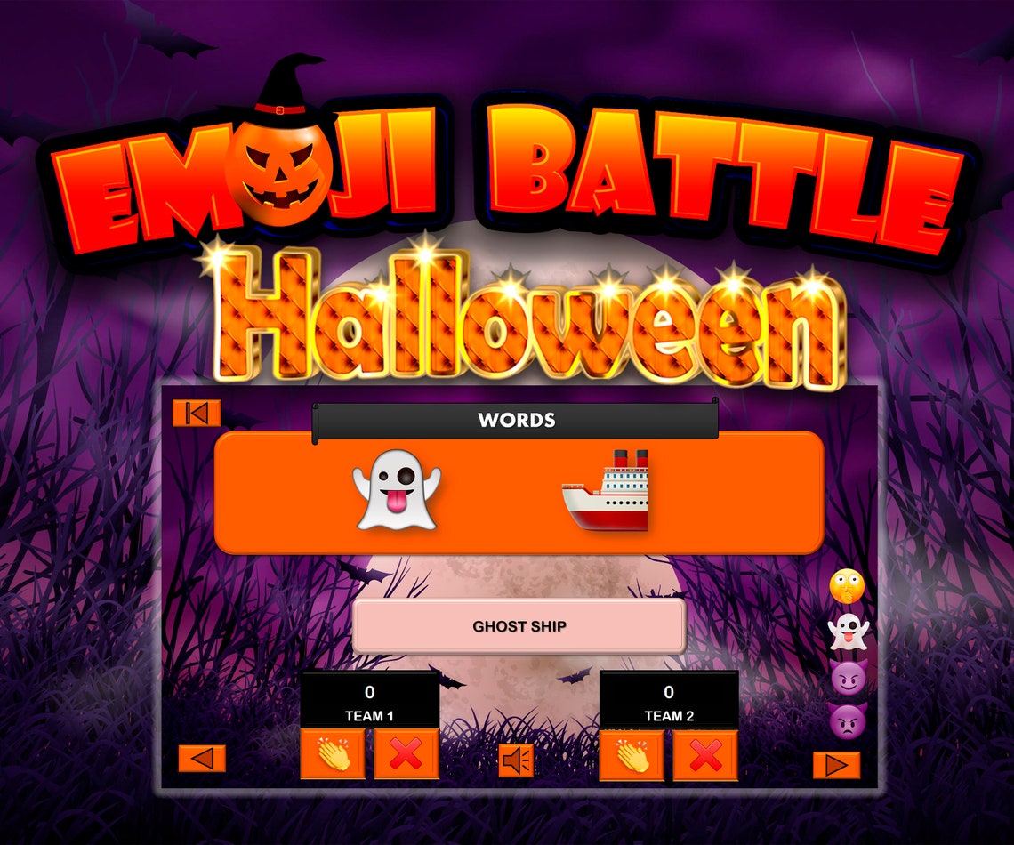 Halloween Emoji Game Emoji Guess Game Halloween Emoji - Etsy