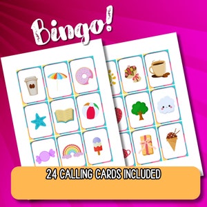 Bingo Printable Sheets, Family Reunion Games Printable Cards Instant Download Bingo Fun Bingo ...
