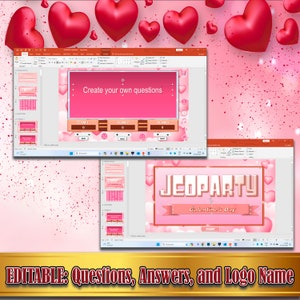 Valentines Trivia Game Jeoapardy, Galentines Day Games Couples Games ...