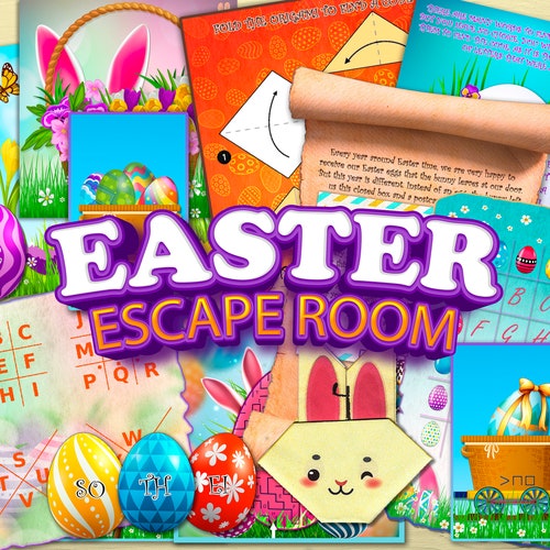 Easter Escape Room Game. Bible Kids and Family Printable Party - Etsy