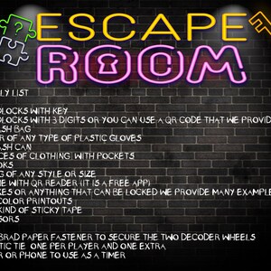 Virus: Secret Lab Escape Room Kit Real Life Home Family | Etsy