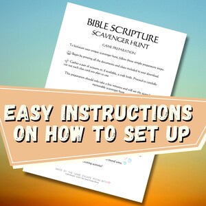 Bible Scavenger Hunt Pdf Printable Bible Verse Scavenger Hunt Cards ...