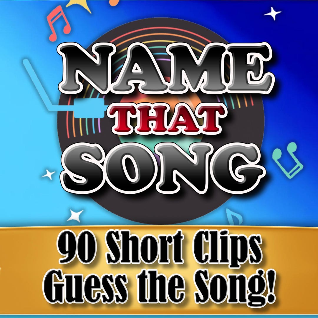 Name That Song Powerpoint Name That Tune Virtual Party Game Ice Breaker ...