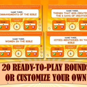 Bible Powerpoint Game Instant Download Zoom Games PPT Bible Game ...