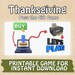 Thanksgiving Pass the Gift Game Printable Pass the Parcel Pass to the ...