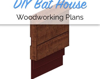 Downloadable Woodworking Plans Bat House Illustrated With Photos - Etsy