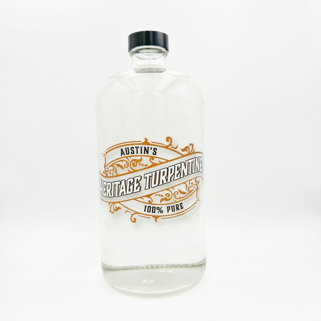 100% Pure Gum Spirits of Turpentine 32oz and 8oz Jars - Etsy