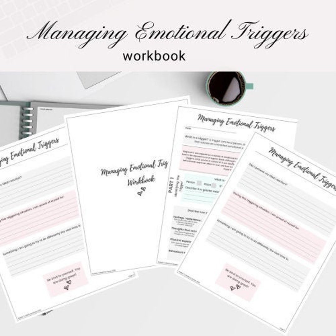 Managing Emotional Triggers Workbook personalized to Your - Etsy