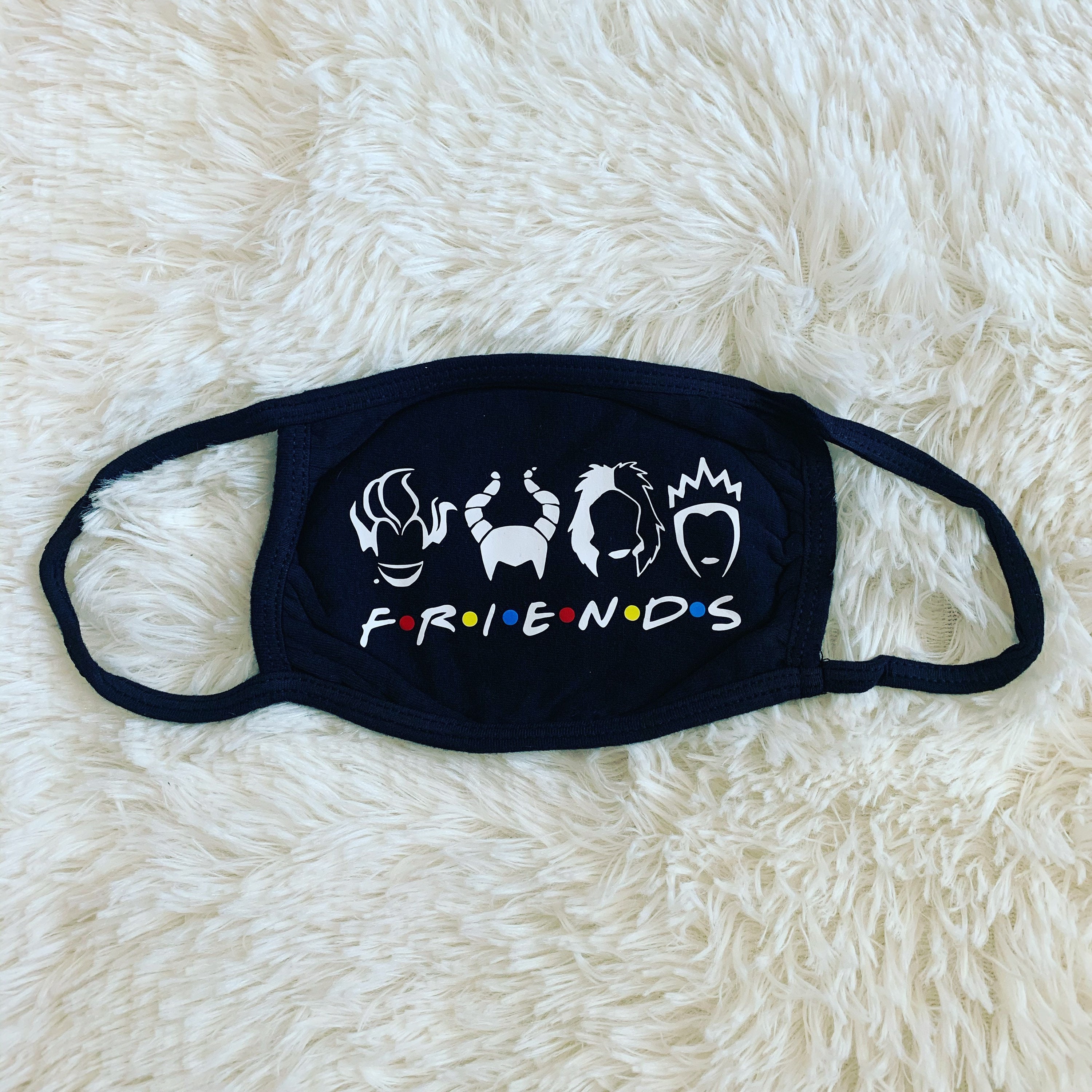 Disney Villains Friends Mask Friends Mask Face Mask | Etsy