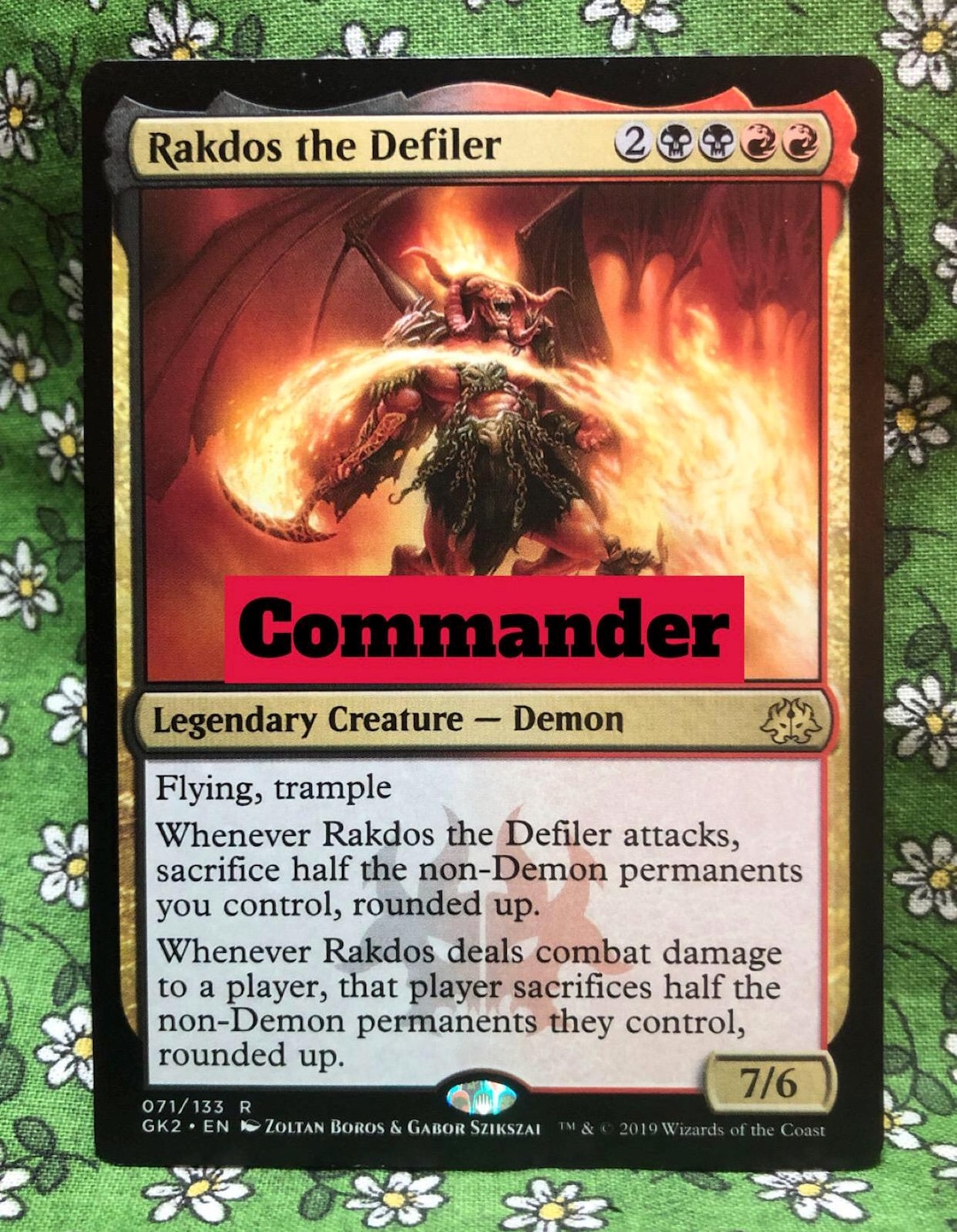 Rakdos the Defiler — Magic: the Gathering Budget Commander Deck - Etsy