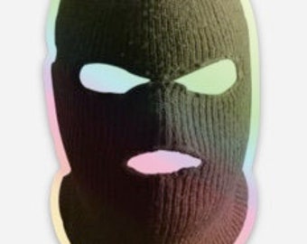 Ski Mask Sticker | Etsy