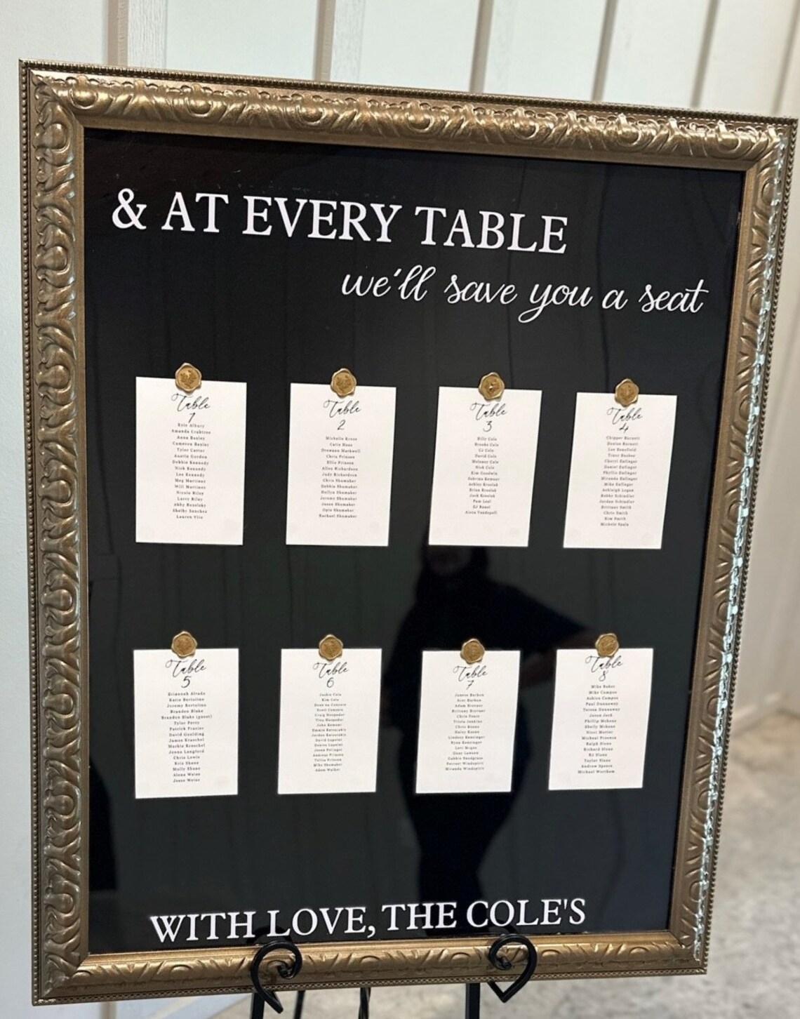Wedding Seating Chart Cardstock Cards, Wedding Seating Chart, Wedding ...