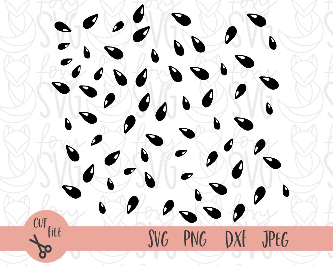 Watermelon Seeds SVG, Seeds SVG, Watermelon Seeds Cricut Cut File ...