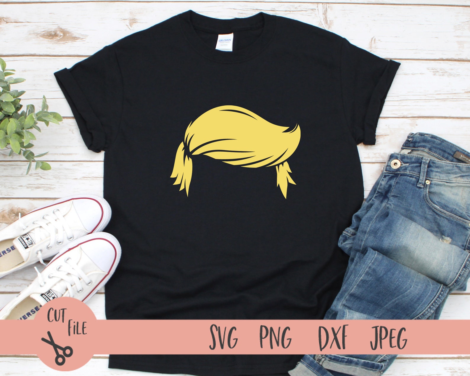 Donald Trump Svg, Trump Hair Svg, President Svg, Trump Layered Svg ...