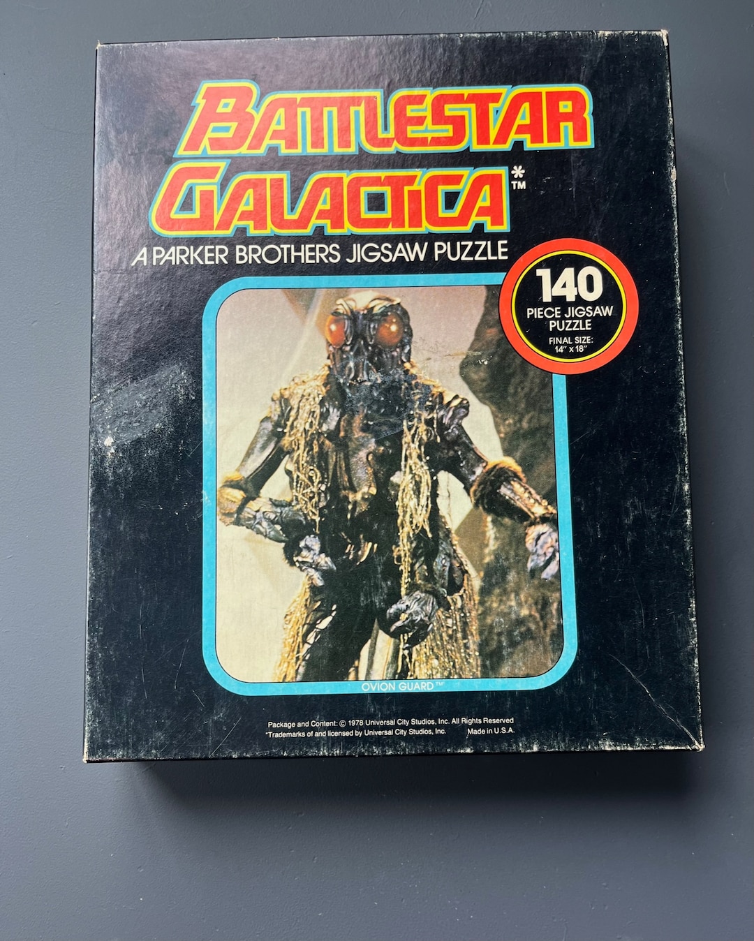 1978 Battlestar Galactica OVION GUARD Parker Bros Jigsaw Puzzle 140 ...