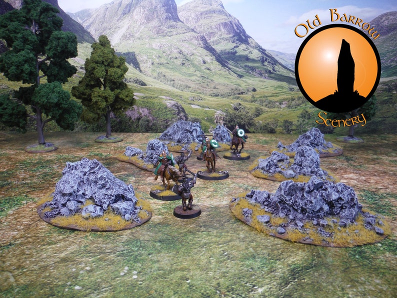 Wargame Terrain 28mm Scale Wargame RPG Miniature Scenery Set - Etsy